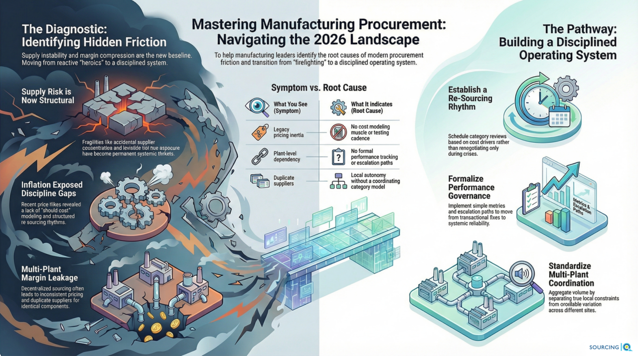 Procurement Challenges in Manufacturing (2026 & Beyond) - Sourcing IQ